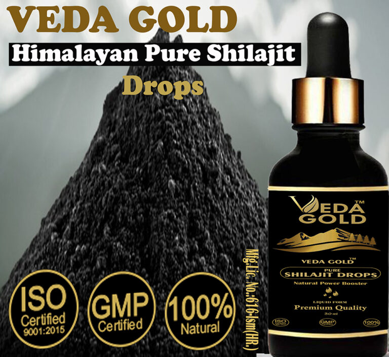 Shilajit liquid Himalaya , Veda Gold Pure Shilajit Drops Liquid Form